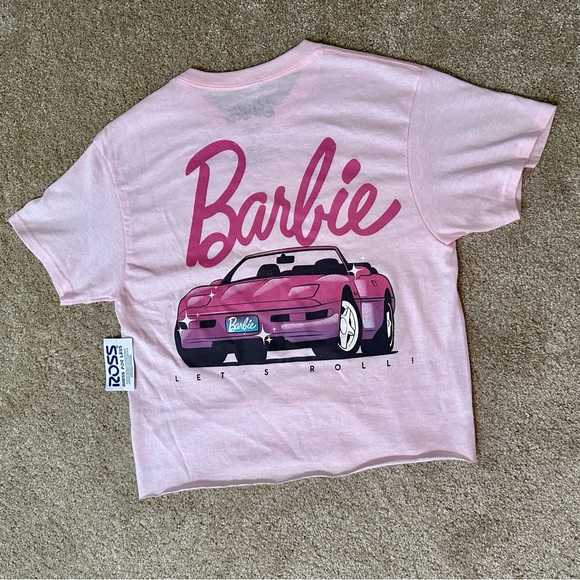Barbie | Tops | Mattel Barbie Light Baby Pink Convertible Car Lets Roll ...